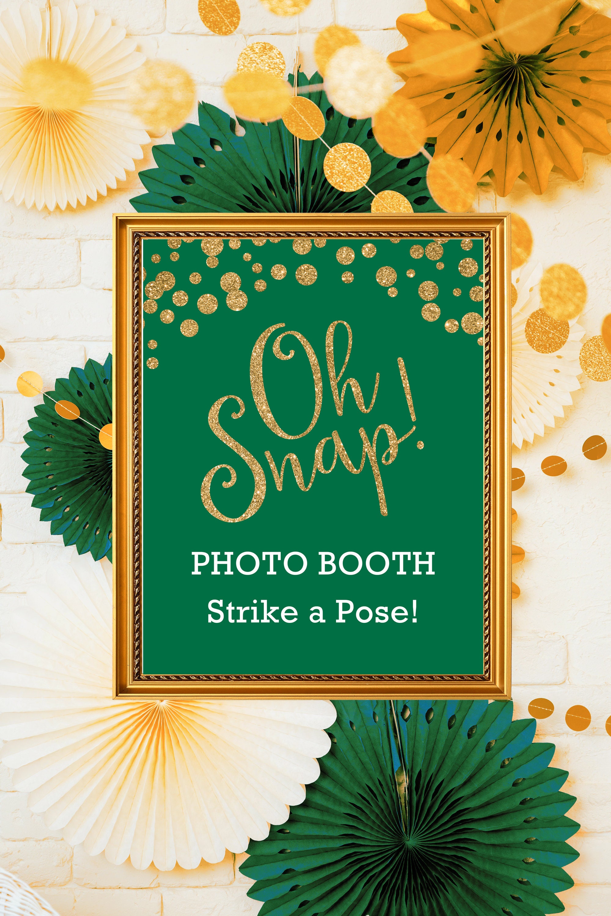 Printable Oh Snap Photo Booth Sign - Etsy