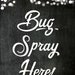Instant Download Printable Bug Spray Party Sign - Etsy