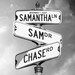 Three Names Personalized Street Signs Custom Digital Photo Art - Etsy