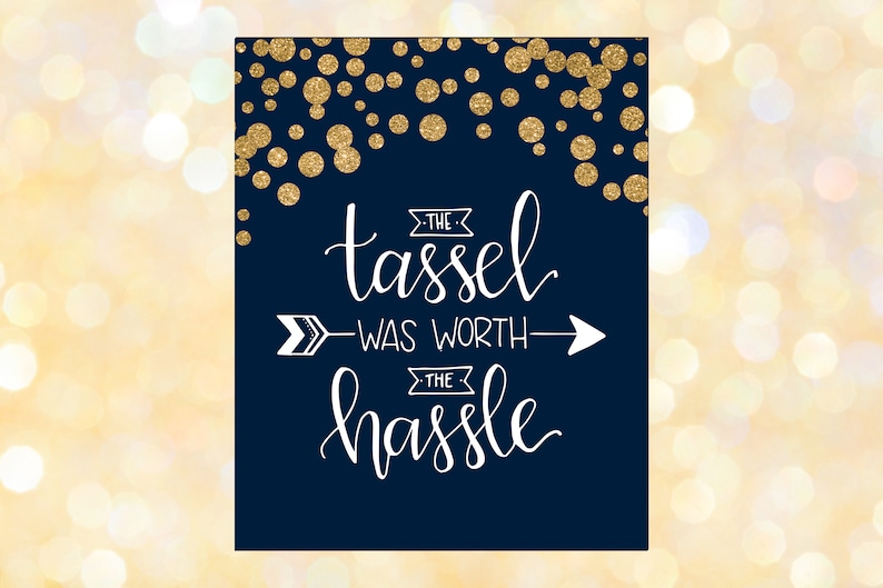 Class of 2026 Instant Download Printable Decorations Navy Blue - Etsy