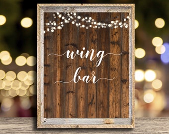 Burger Bar Printable Sign | Etsy