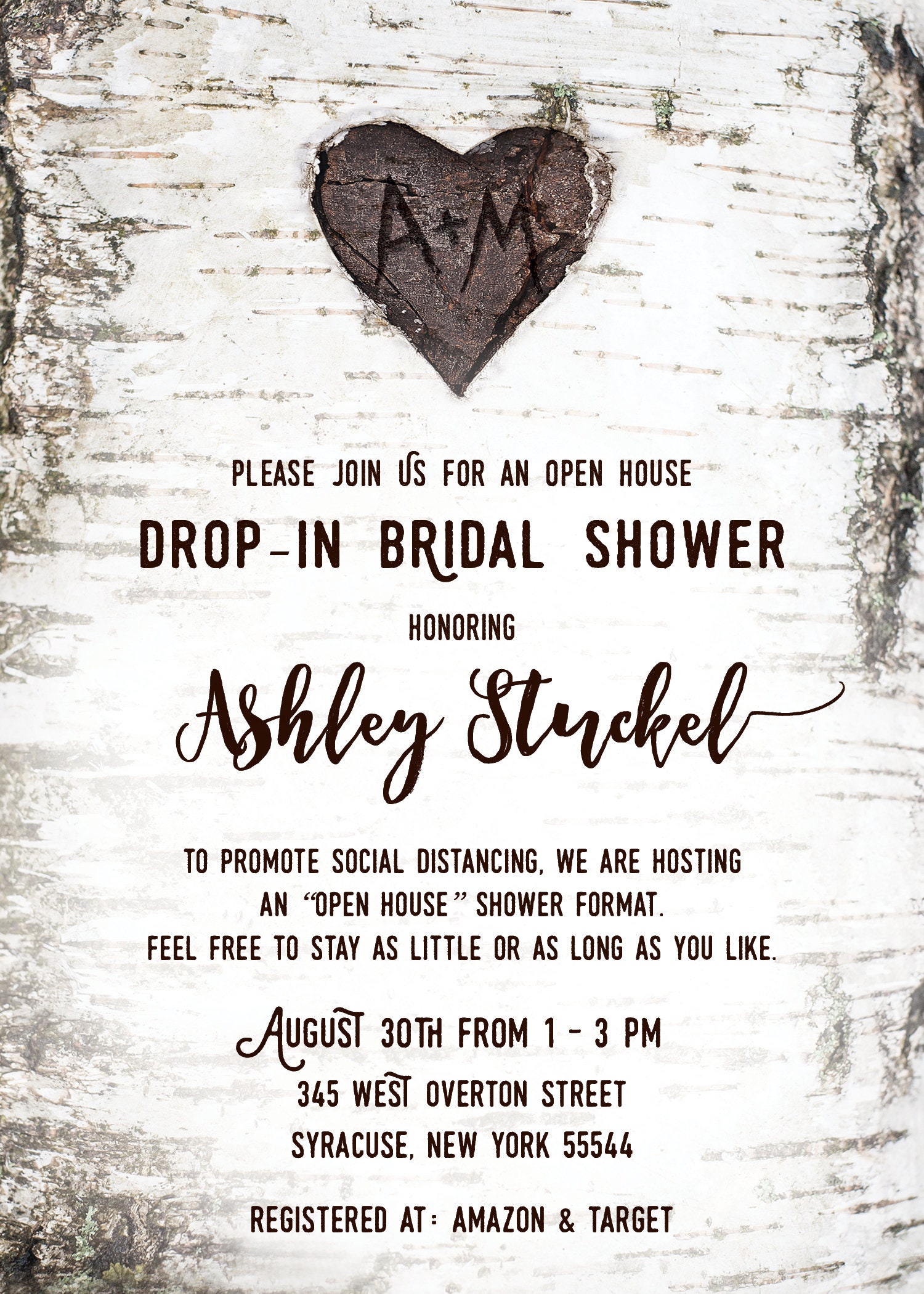 Drop In Shower Invitation Wording