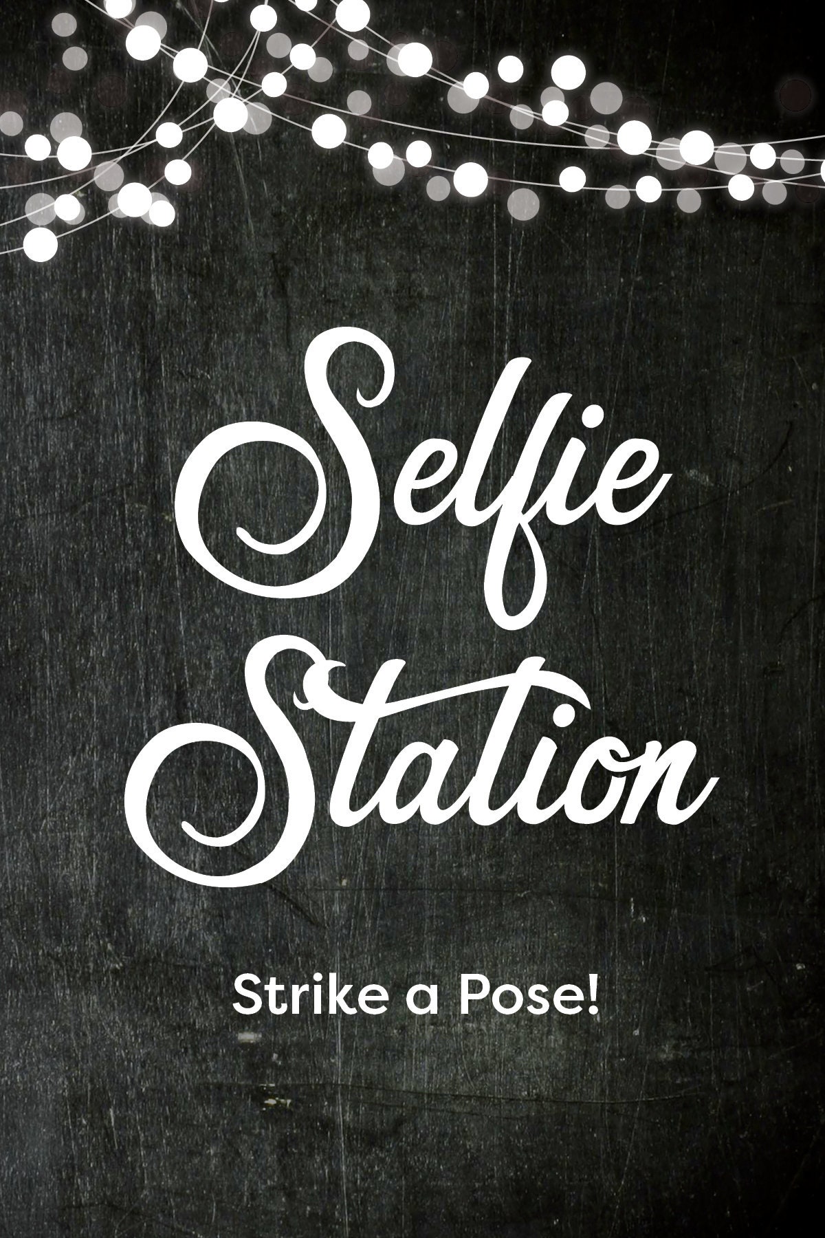Instant Download Printable Selfie Station Party Sign - Etsy UK