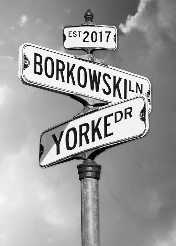 Cross Road Direction Signs