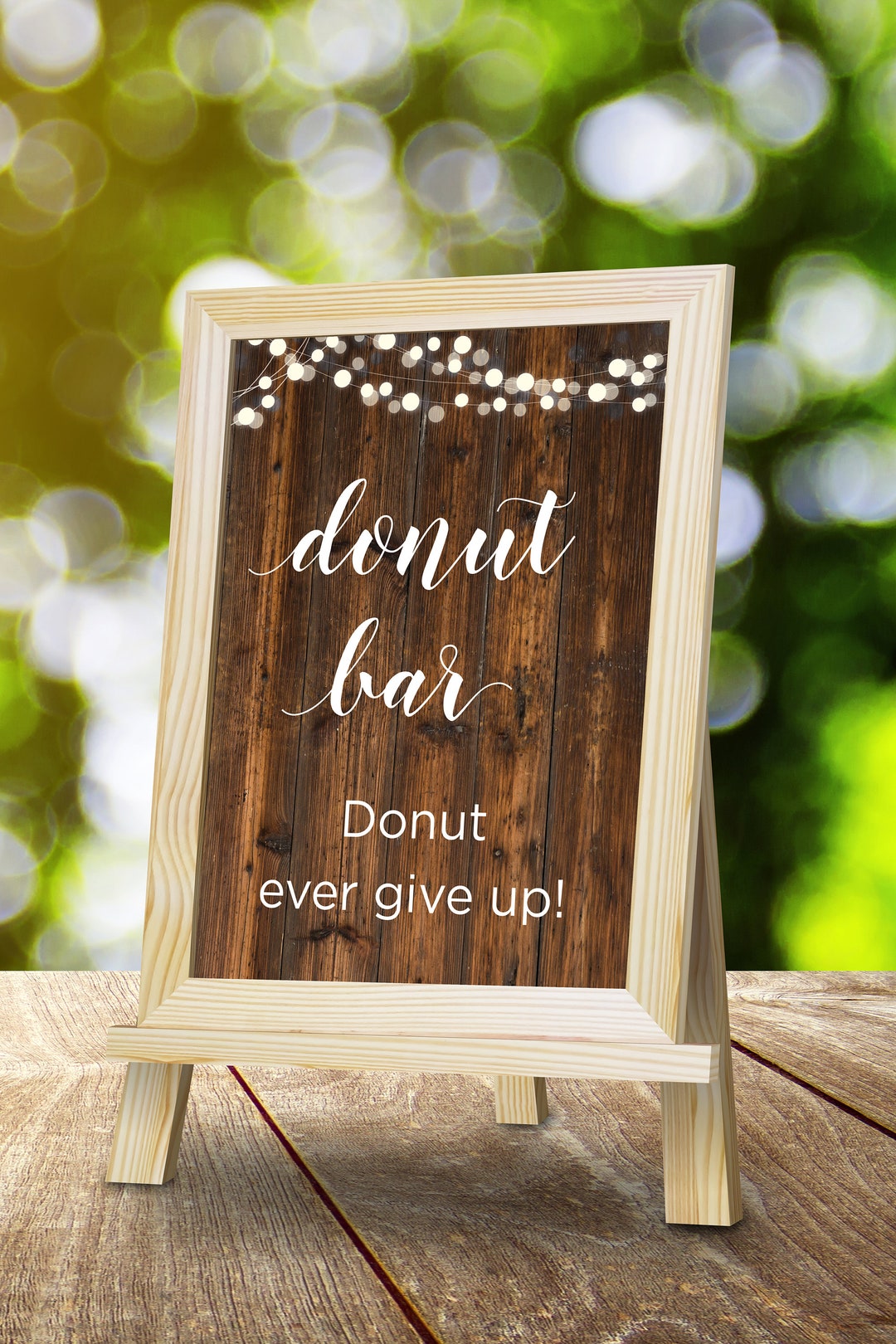 Instant Download Printable Donut Bar Sign - Etsy