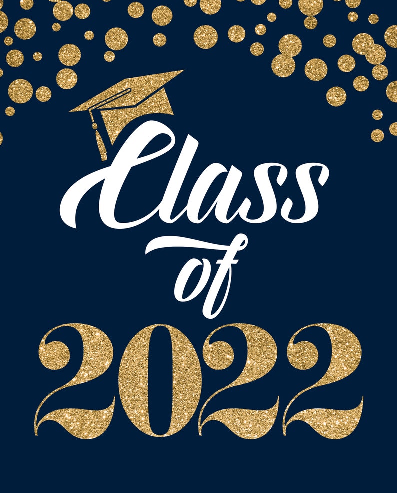 Class of 2022 Printable Party Sign - Etsy