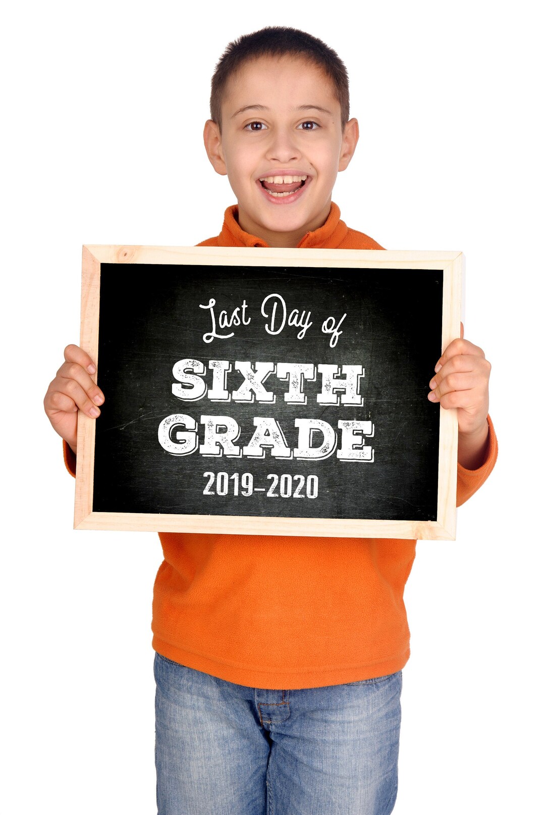 Last Day of Sixth Grade Photo Prop Printable Sign - Etsy