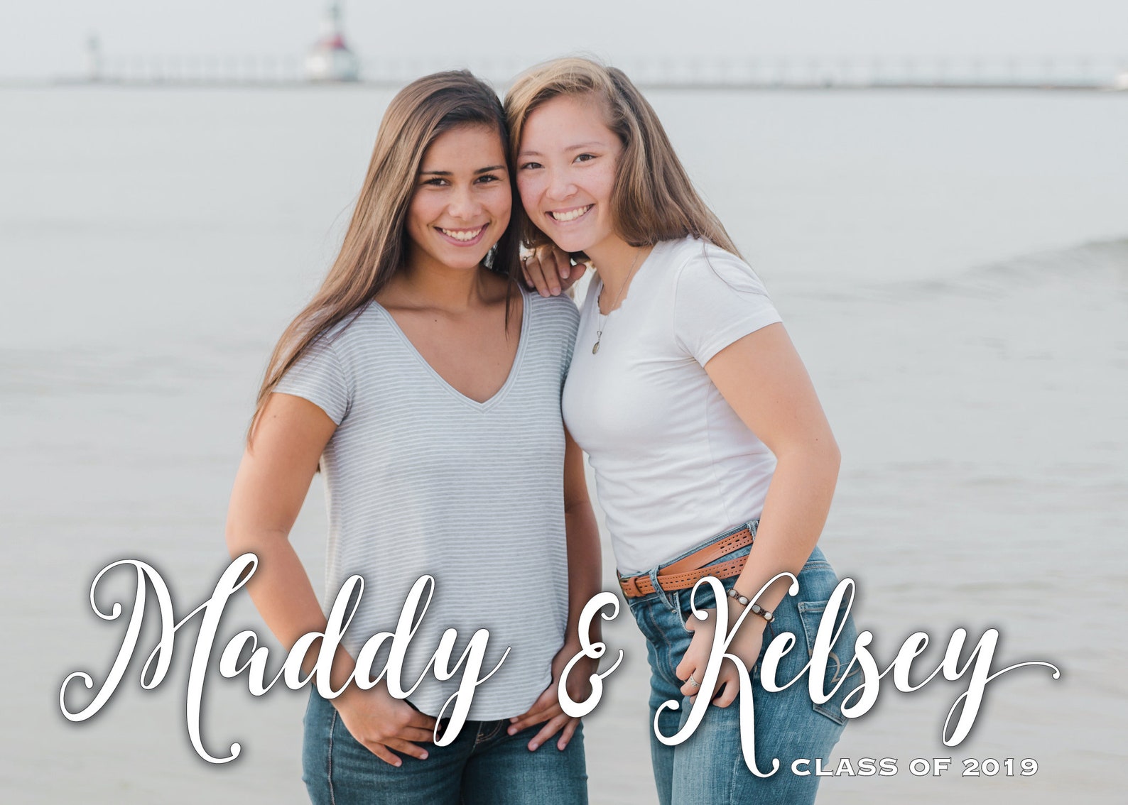 Twins Graduation Invitation With Photos | Etsy