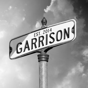 Personalized Street Sign Digital Photo Art With One Name You Print and ...