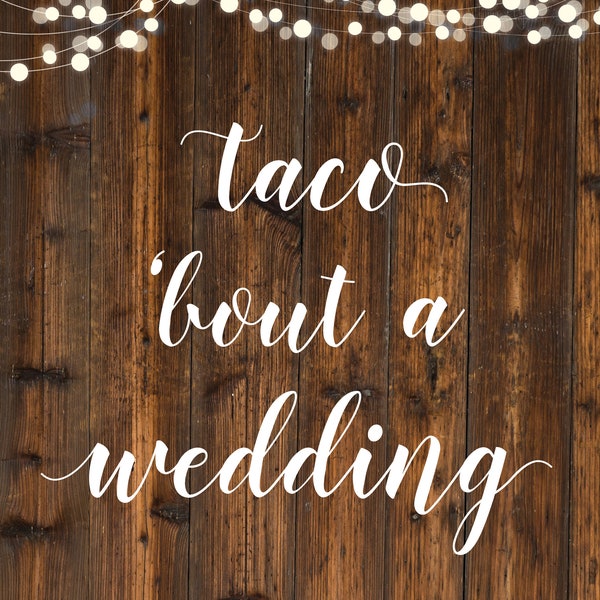 Taco Bar Sign - Etsy