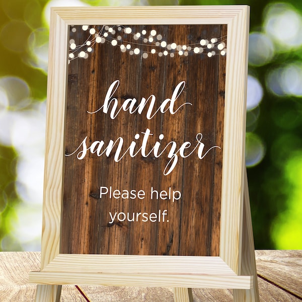 Sanitize Sign - Etsy