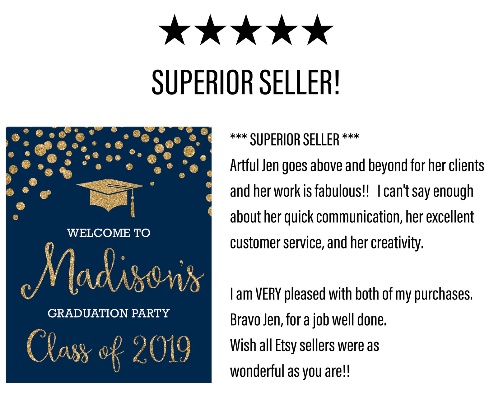 Words of Advice for the Graduate Printable Sign Royal Blue and - Etsy