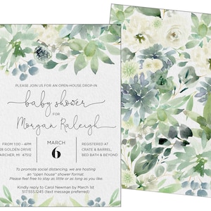 Open House Drop in Baby Shower Invitation - Etsy