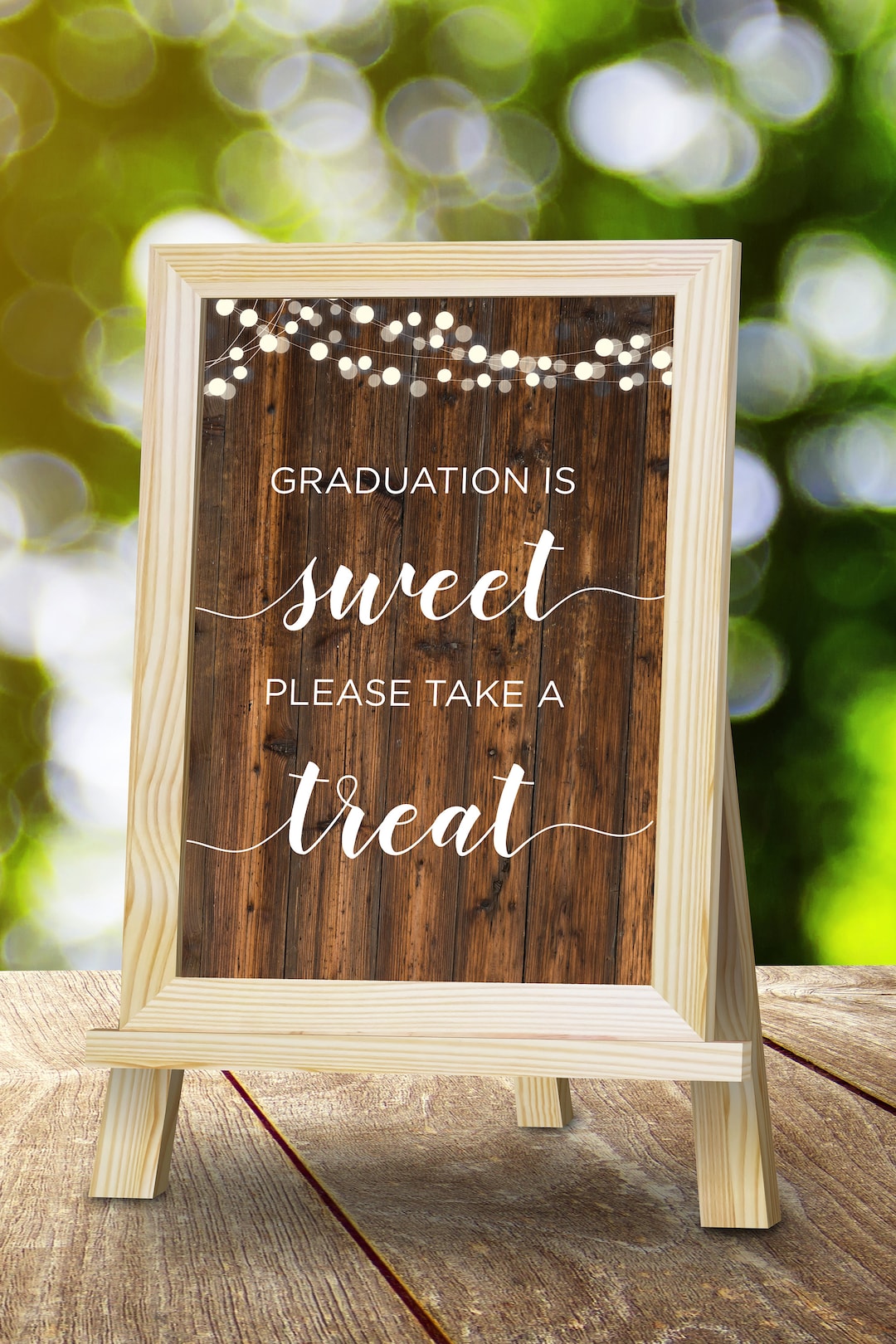 Instant Download Printable Sign Graduation is Sweet Please Take a Treat ...