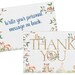 Woodland Animal Thank You Card - Etsy