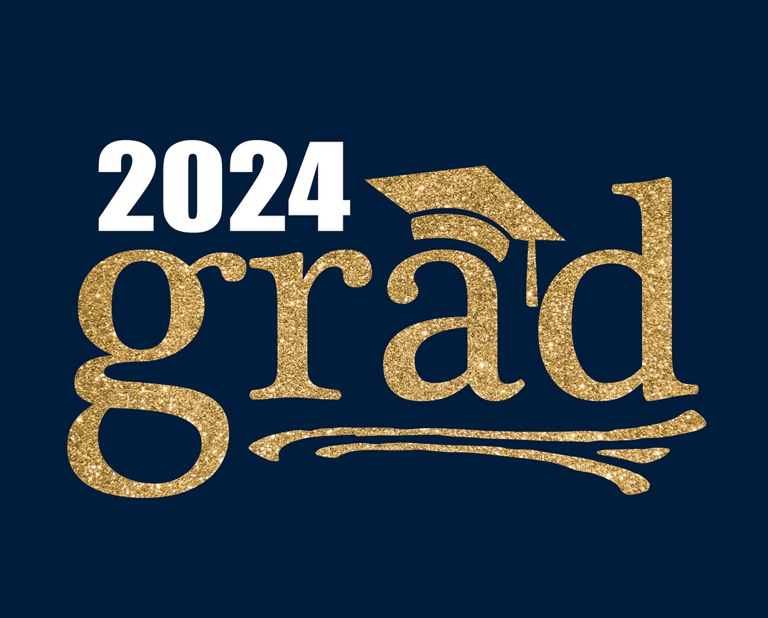 Printable Navy Blue and Gold Grad Party Signs - Etsy