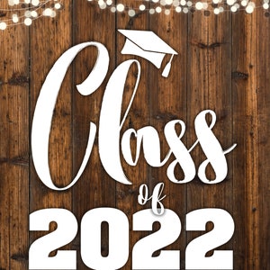 Instant Download Printable Rustic Graduation Party Decorations - Etsy