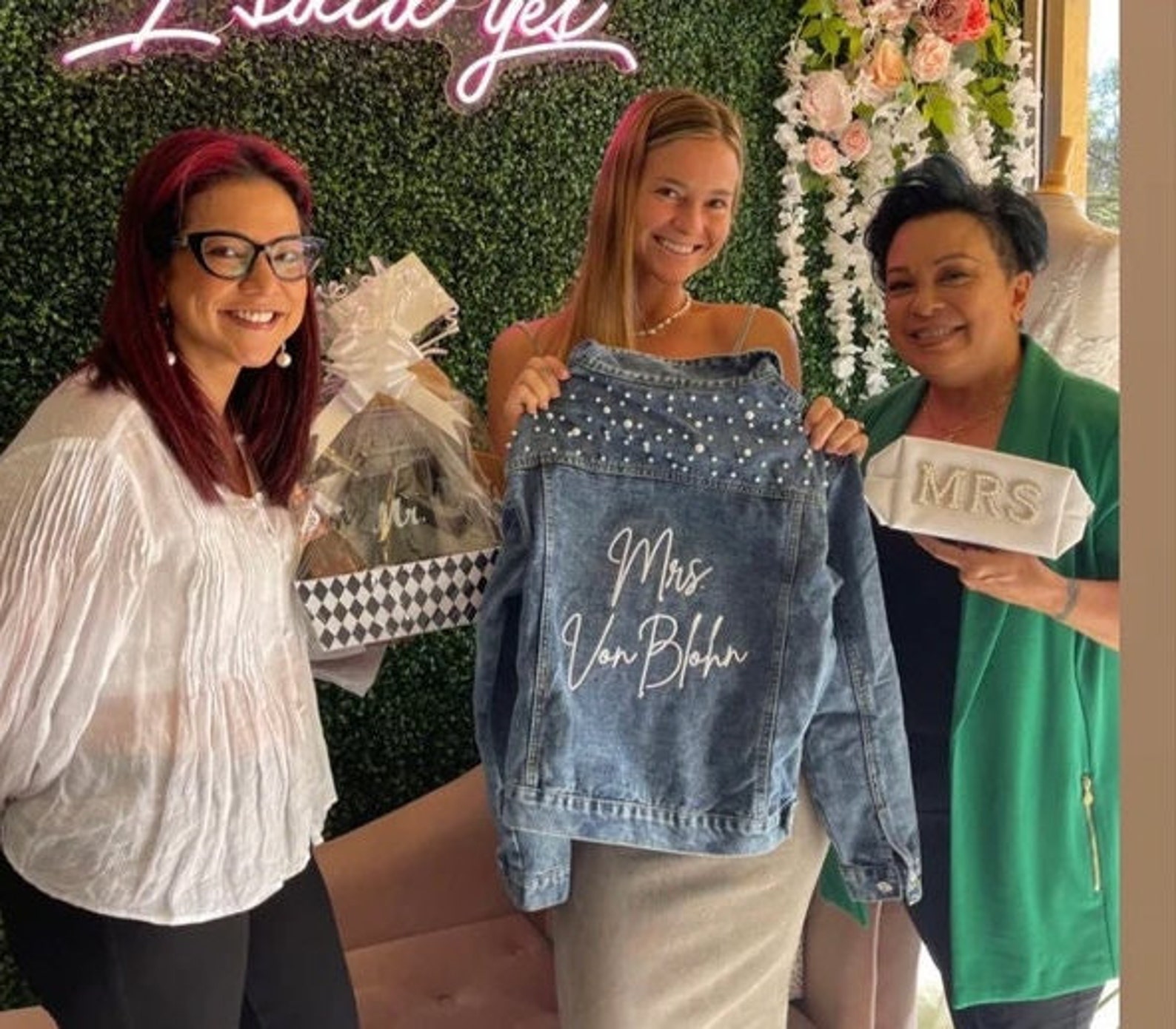 Embroidered Pearl Bride Jean Jacket - Etsy