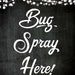 Instant Download Printable Bug Spray Party Sign - Etsy