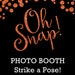 Printable Oh Snap Photo Booth Sign - Etsy