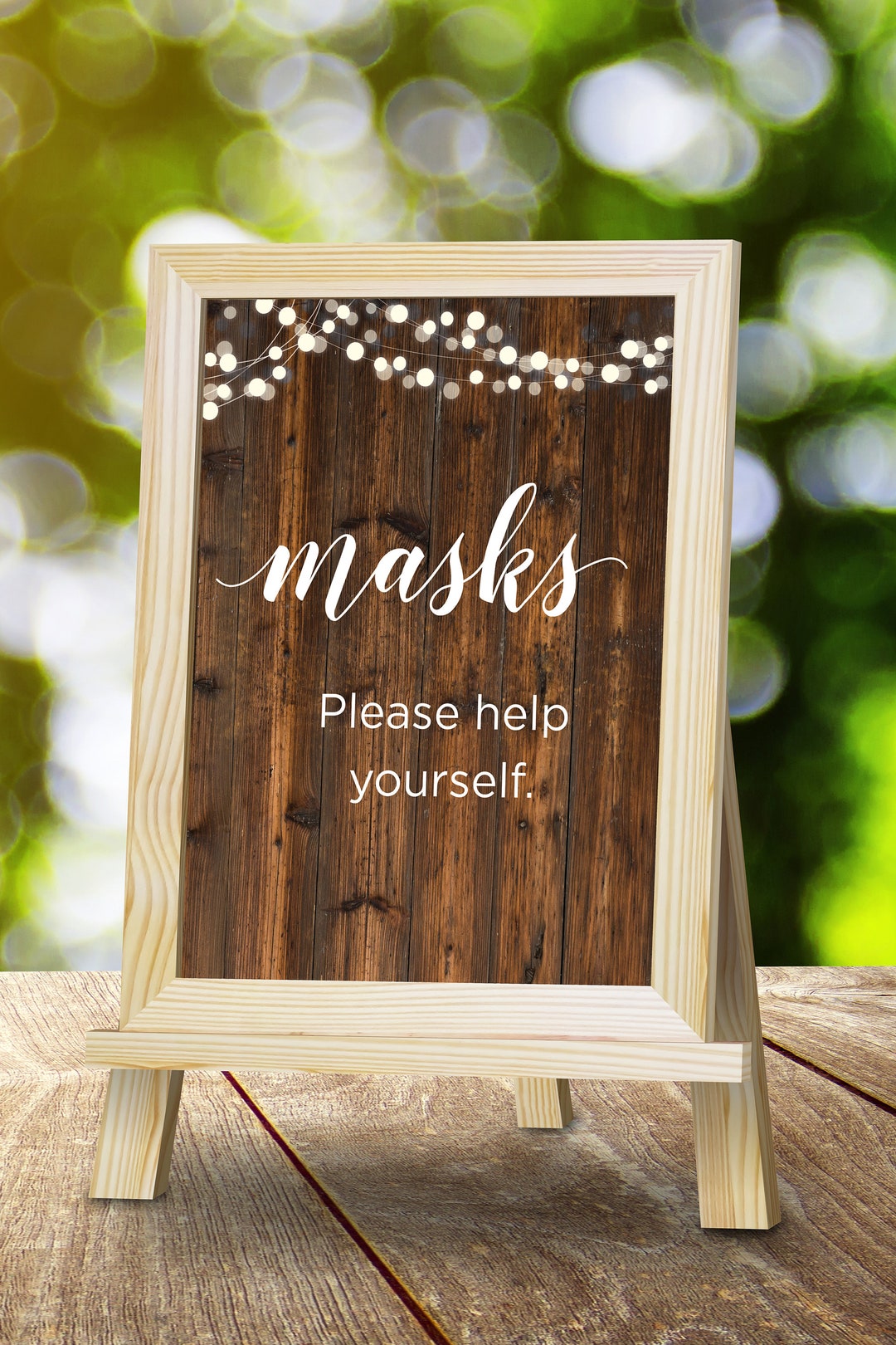 Instant Download Printable Masks Please Help Yourself Sign - Etsy