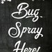 Instant Download Printable Bug Spray Party Sign - Etsy