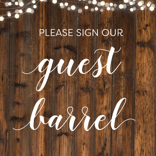 Guest Bench Sign - Etsy