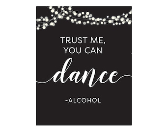 You Can Dance Sign - Etsy