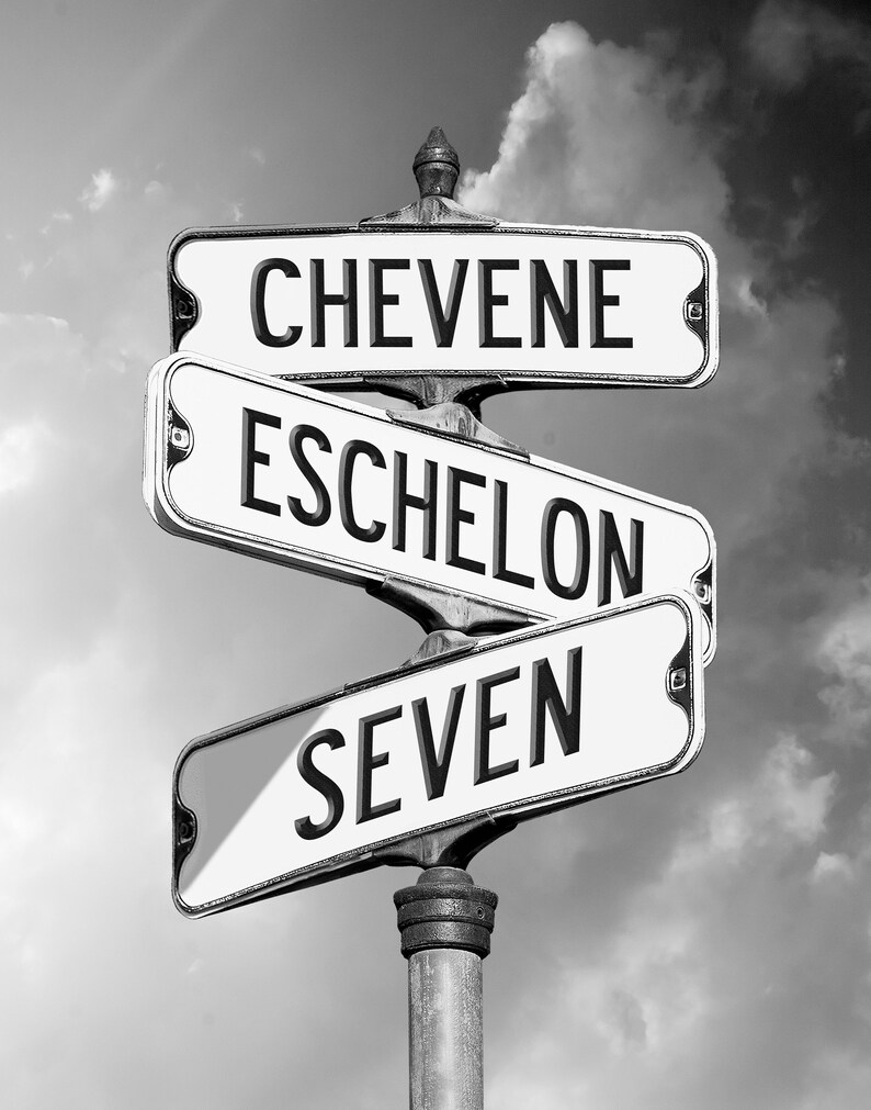 Three Names Personalized Street Signs Custom Digital Photo Art | Etsy