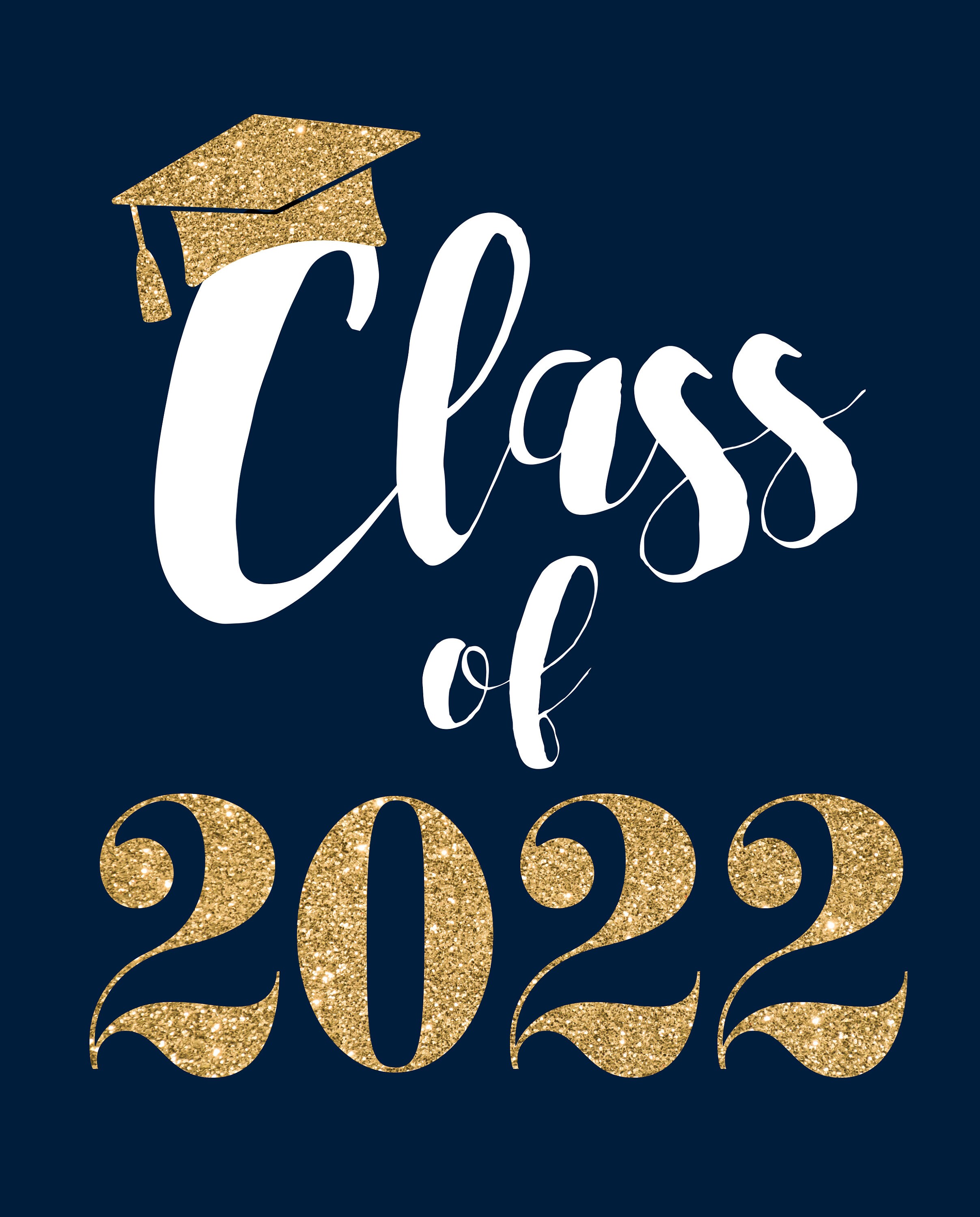 Class of 2022 Printable Party Sign | Etsy Canada