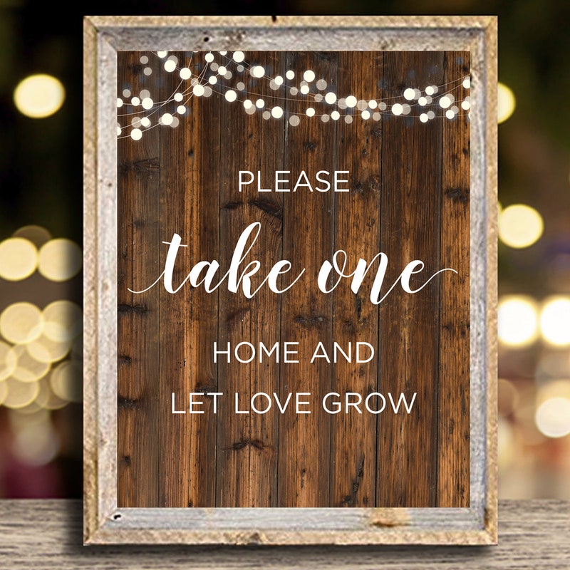 Let Love Grow Sign - Etsy