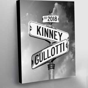 Four Names Personalized Street Signs Custom Photo Art With Options - Etsy