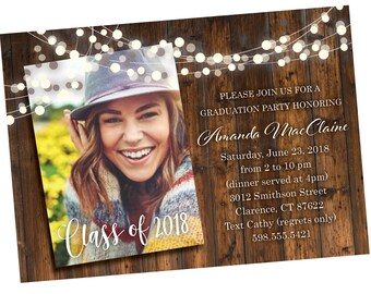 Rustic Graduation - Etsy