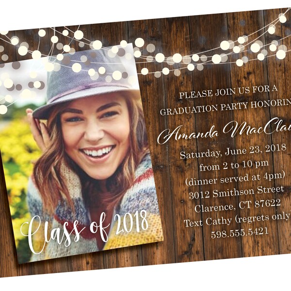Rustic Graduation - Etsy