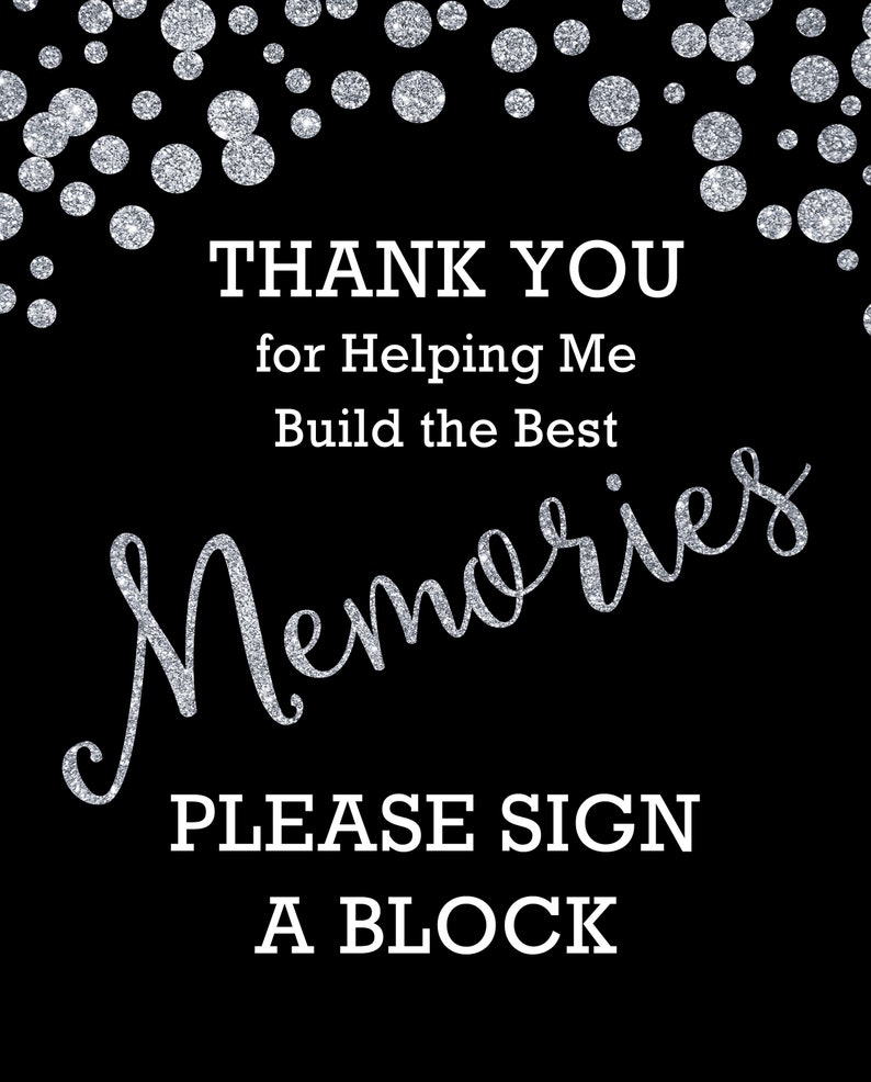 Instant Download Printable Sign Building the Best Memories | Etsy