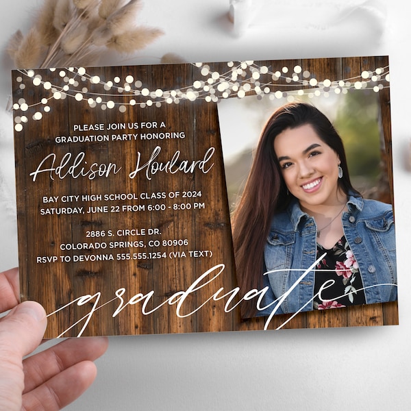 Rustic Graduation - Etsy