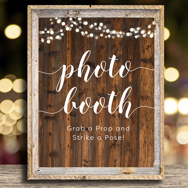 Photo Booth Sign - Etsy