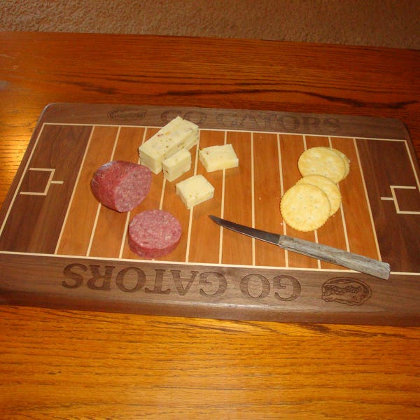 Football Field Cutting Board - Etsy