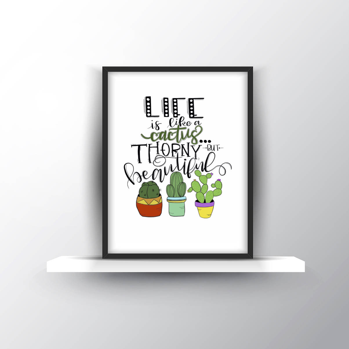 Printable Quotes/life is Like a Cactus Quote/ Life Quotes ...