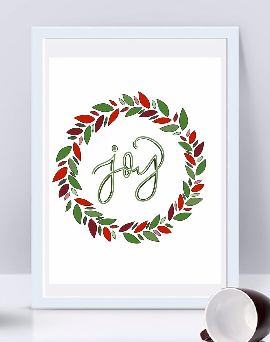 Joy Printable/ Christmas Printable/ Christmas Print/ Christmas - Etsy