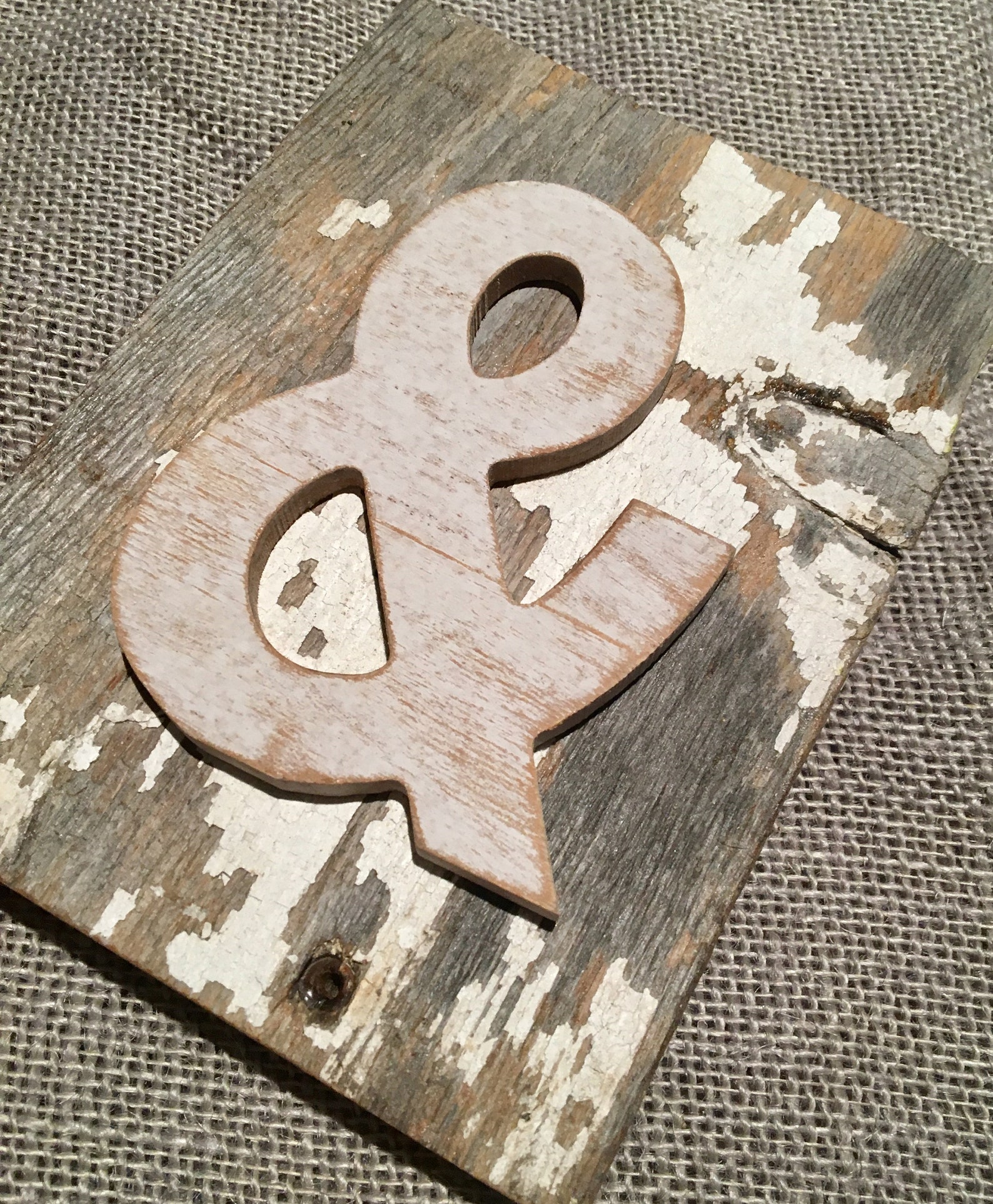 Barn Wood Block Letter | White Distressed Wood Letter - Etsy