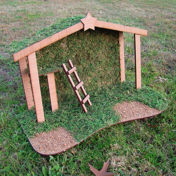 Nativity Stable - Etsy