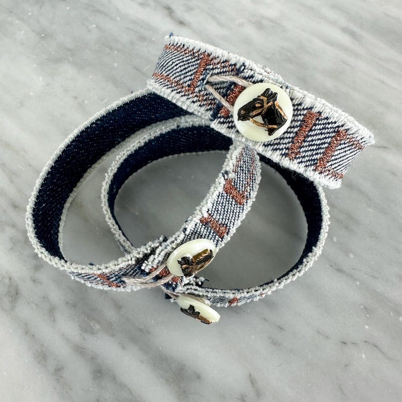 Vintage Denim Horse - Etsy