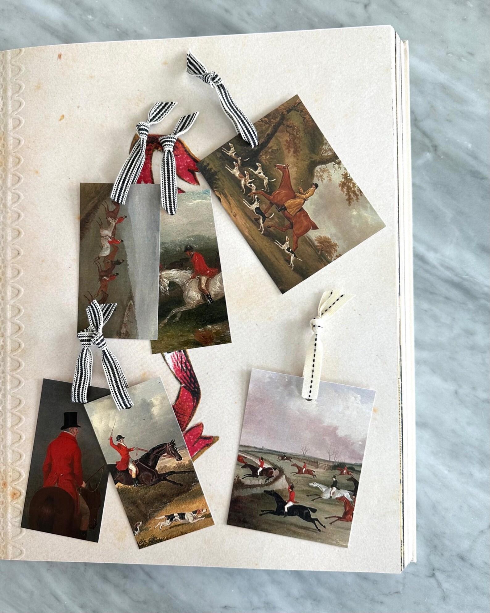 PRINTABLE DOWNLOAD Gift Tags - Fox Hunting Horse Gift Tags - Vintage ...
