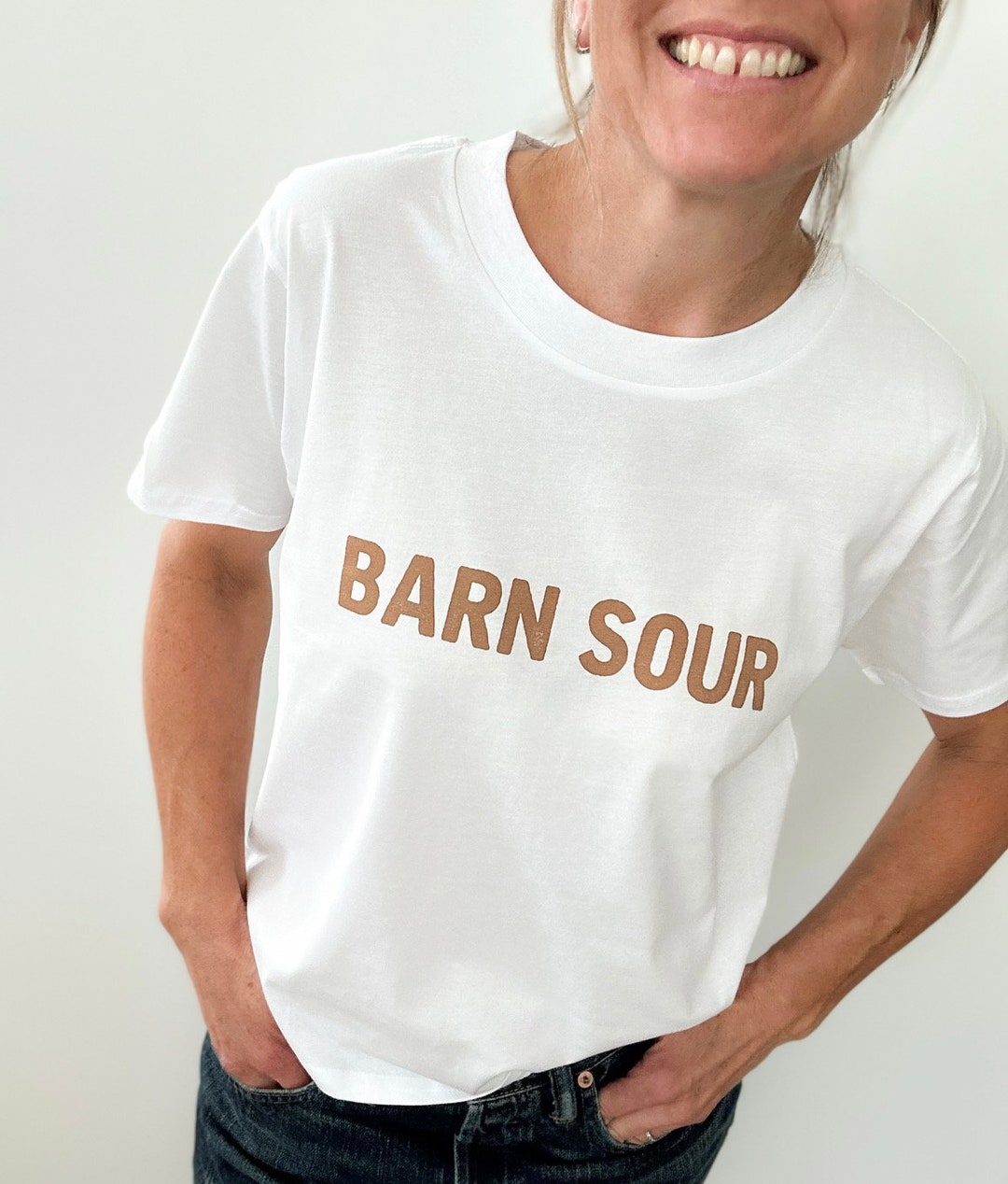 Barn Sour Tee - Equestrian Tee - Horse Girl Tee - Etsy