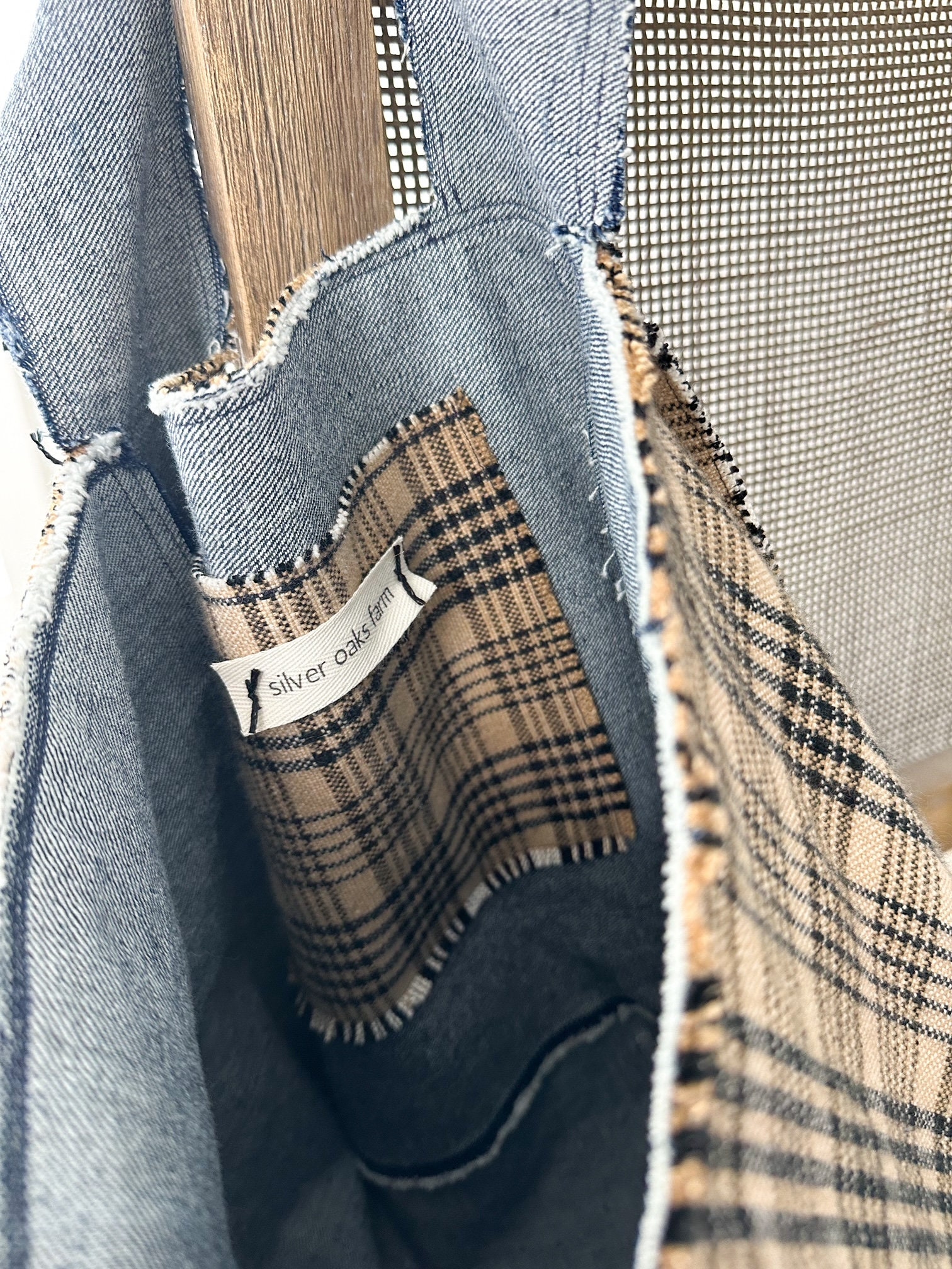 The B Hobo Bag - Baker Plaid Hobo Bag - Baker Plaid Horse Blanket Tote ...
