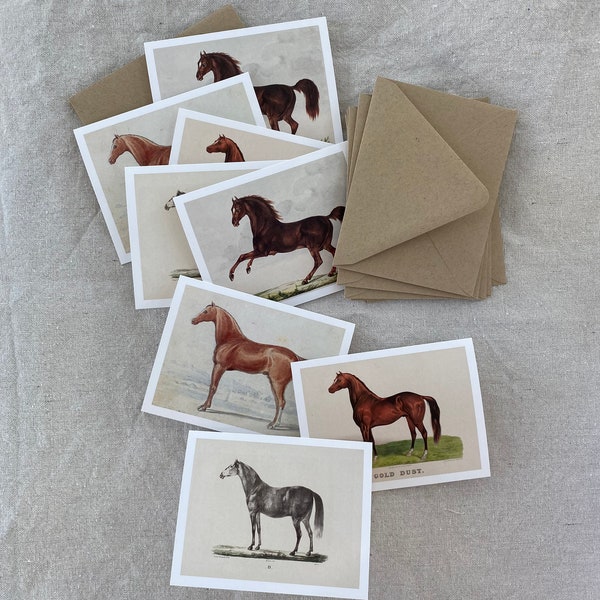 Horse Note Greeting Cards - Etsy