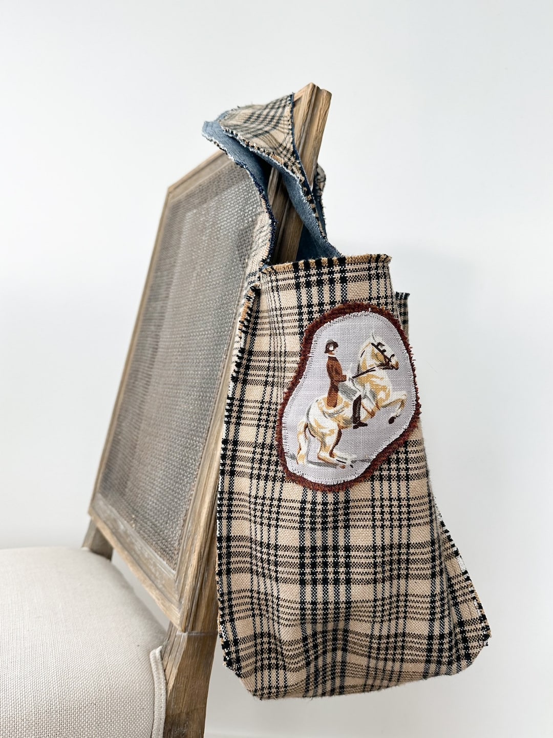 The B Hobo Bag - Baker Plaid Hobo Bag - Baker Plaid Horse Blanket Tote ...