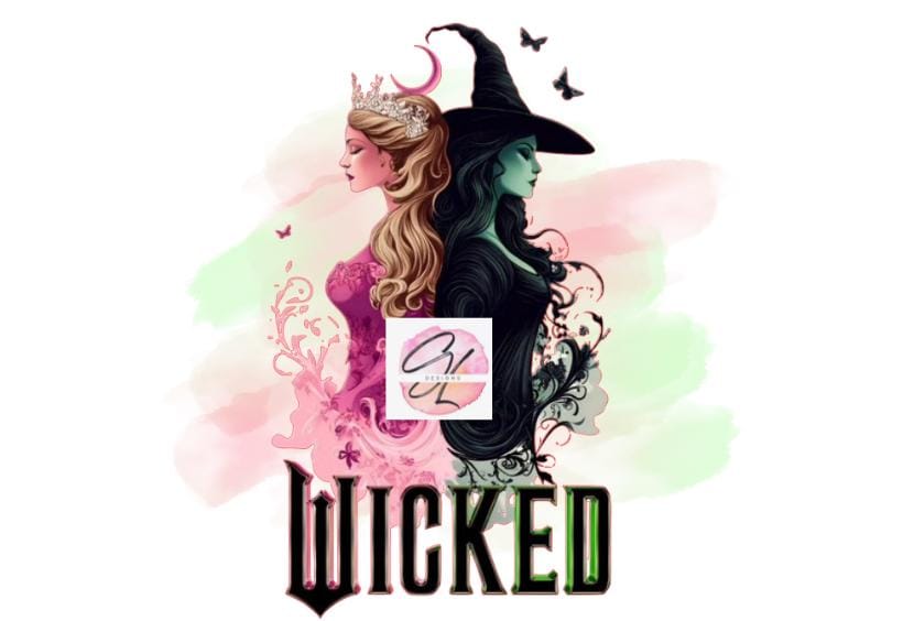 Wicked Musical PNG, Pink and Green, Pop Culture, PNG, Ready to Download ...