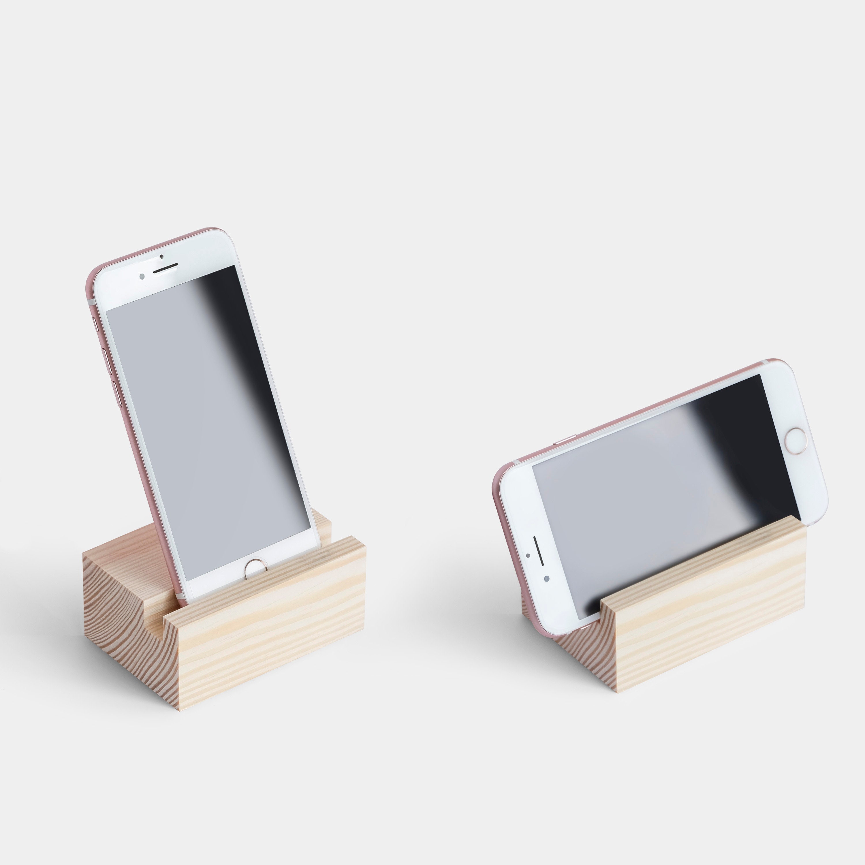 Wooden Phone Holder Wooden Smartphone Stand Wood Smartphone - Etsy